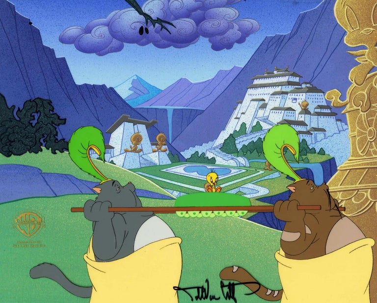 Darrel Van Citters - Looney Tunes Original Production Cel Signed By Darrell Van Citters: Tweety ...