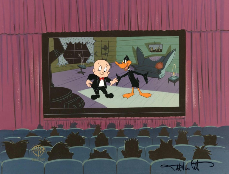 Darrell Van Citters - Looney Tunes Original Cel: Daffy Duck and Elmer ...