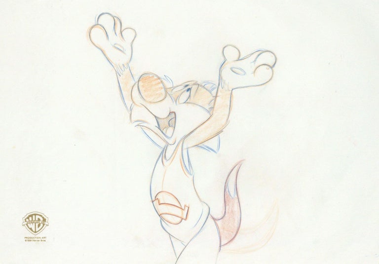 Warner Bros. Studio Artists - Space Jam Original Production Drawing ...