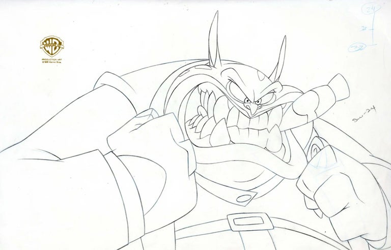 Warner Bros. Studio Artists - Space Jam Original Production Drawing ...