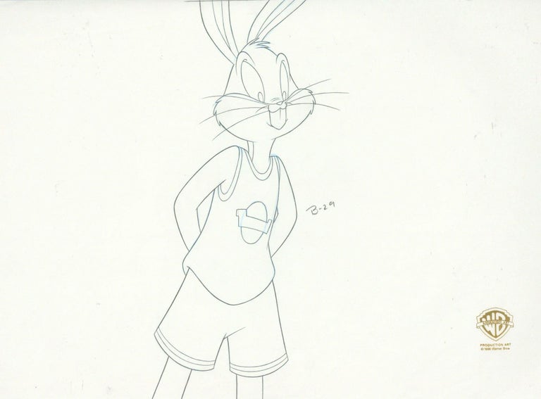 Warner Bros. Studio Artists - Space Jam Original Production Drawing ...