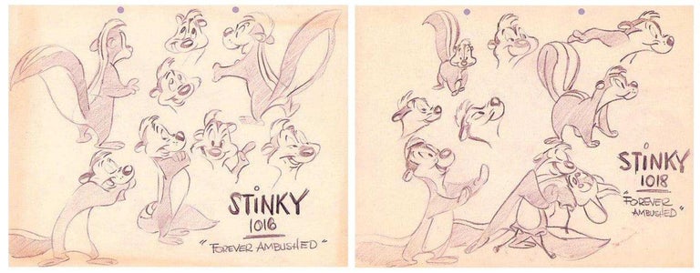 Looney Tunes Studio Artists - Pepe Le Pew: Stinky "Forever Ambushed" For Sale at 1stDibs