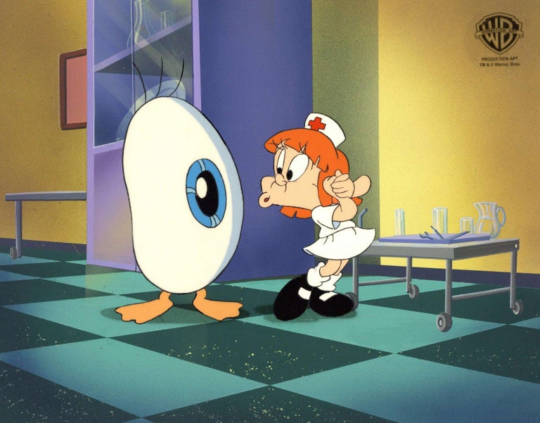 Warner Bros. Studio Artists - Tiny Toons Original Production Cel on ...