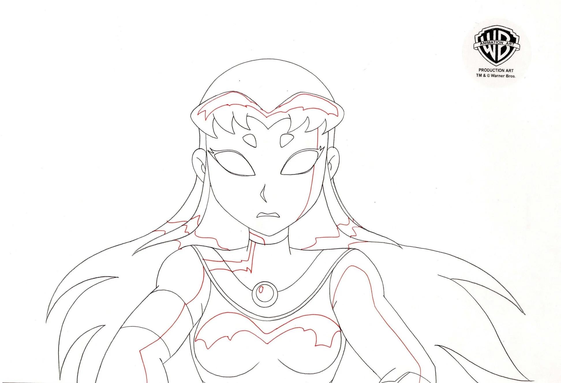 DC Comics Studio Artists - Dessin de production d'origine des Titans ...