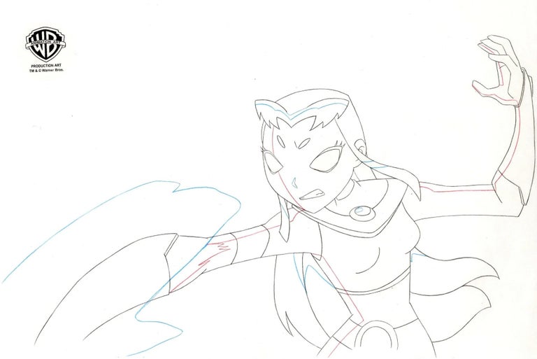 DC Comics Studio Artists - Teen Titans Original Production Drawing ...
