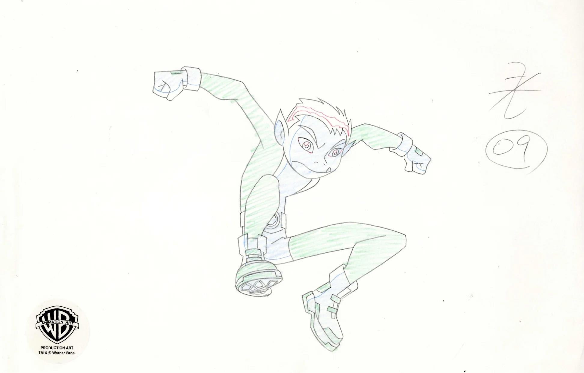 DC Comics Studio Artists - Teen Titans Original Production Drawing ...