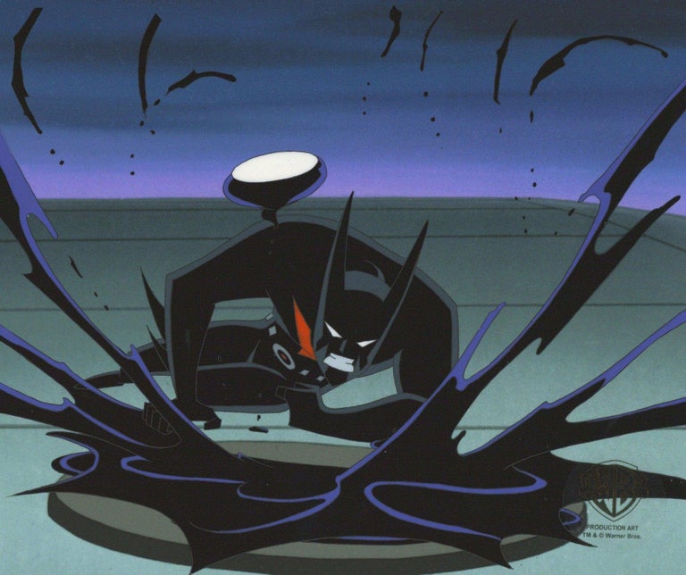 DC Comics Studio Artists - Batman Beyond Original Production Cel With ...