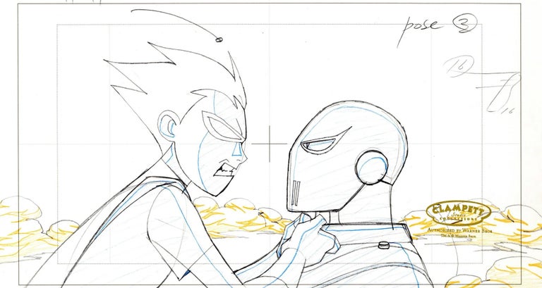 DC Comics Studio Artists - Teen Titans Original Production Layout ...