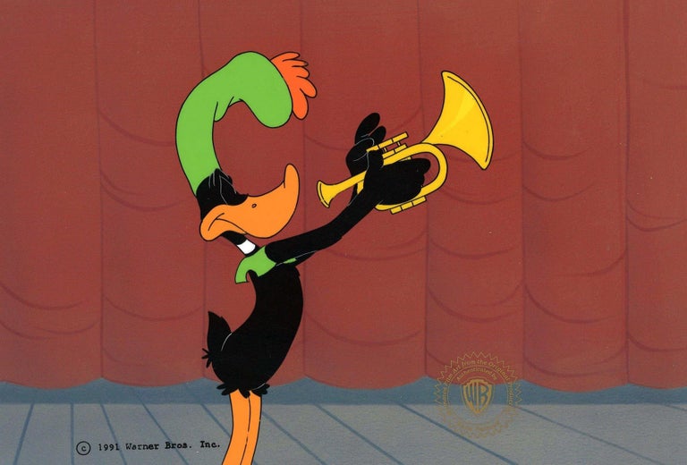 Darrell Van Citters - Looney Tunes Original Production Cel: Daffy Duck ...