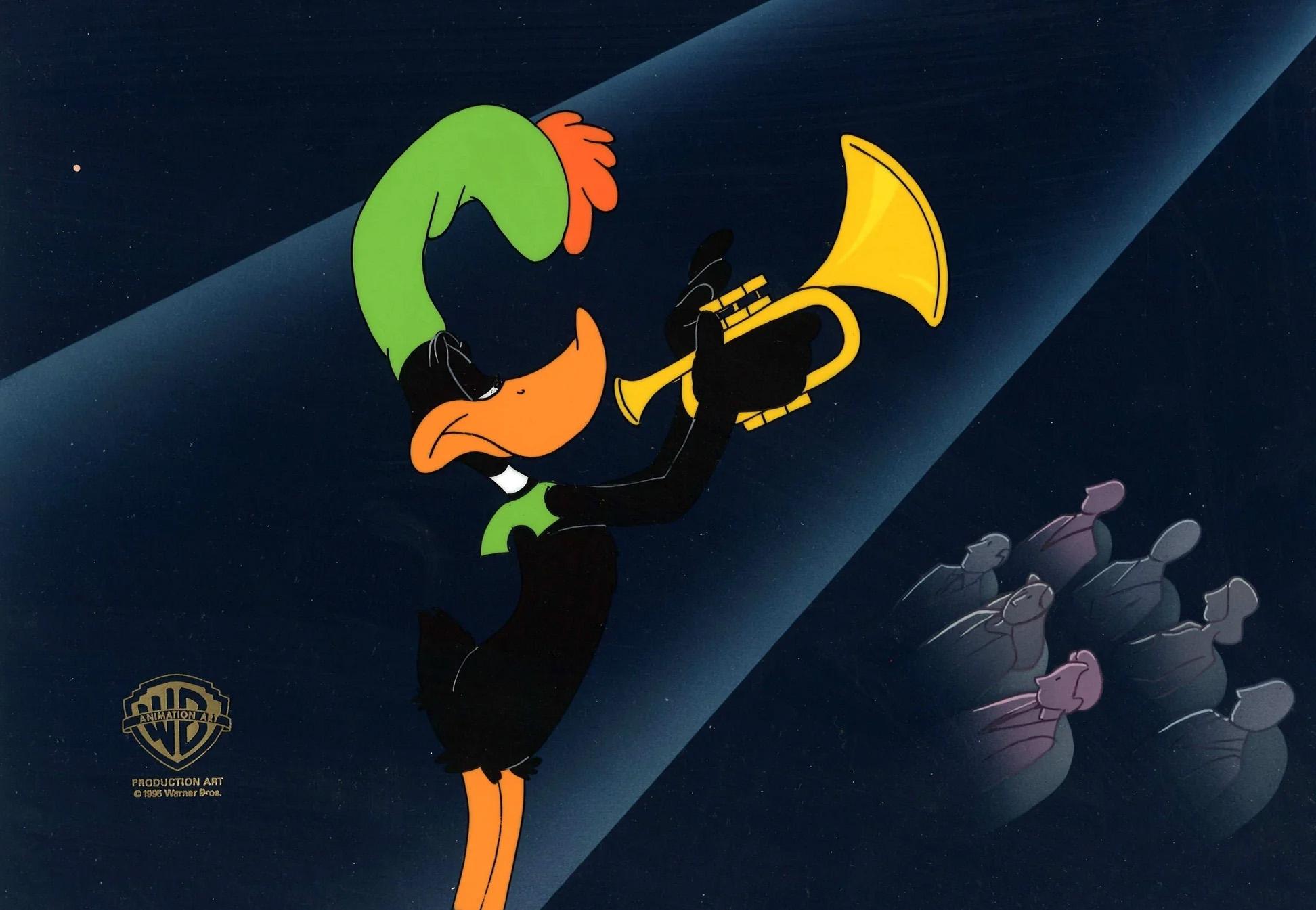 Darrell Van Citters - Looney Tunes Original Production Cel: Daffy Duck ...