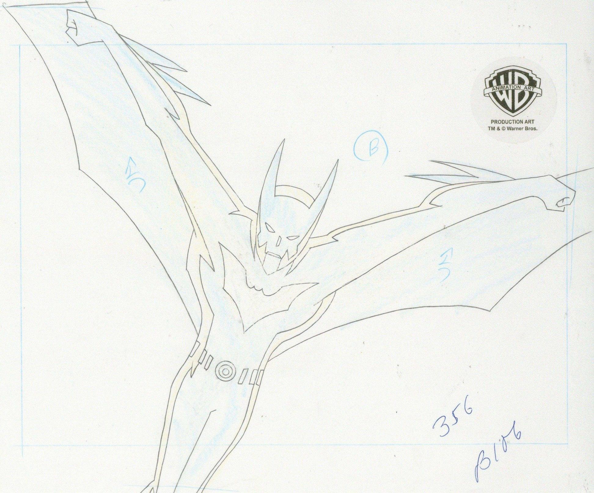 DC Comics Studio Artists - Batman Beyond Original Production Drawing ...