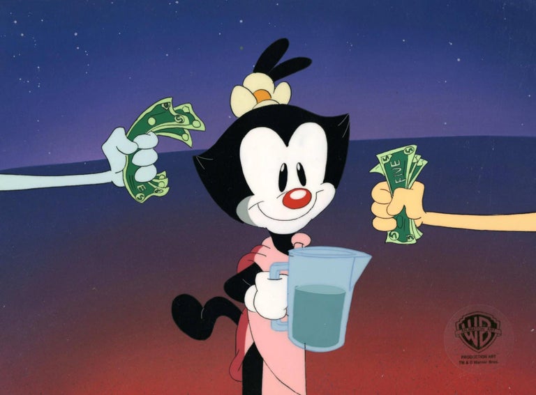 Warner Bros. Studio Artists - Animaniacs Original Production Cel on ...
