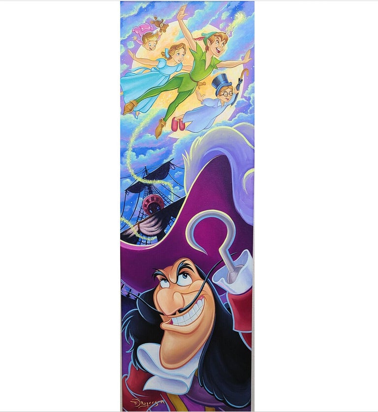 Tim Rogerson - Escape the Hook Oil on Canvas Framed For Sale at 1stDibs