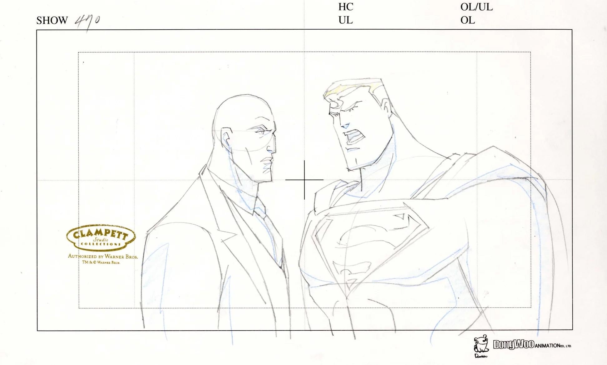 DC Comics Studio Artists - Justice League Original Production Drawing ...