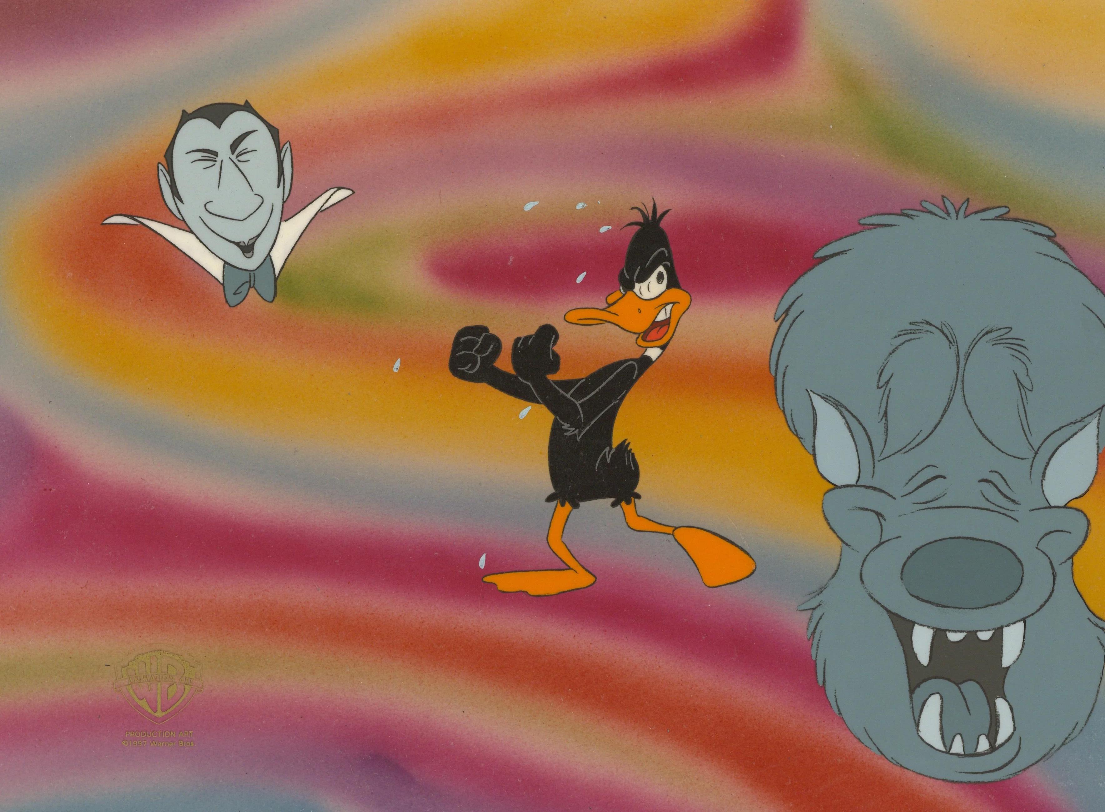 Darrell Van Citters - Looney Tunes Cel de production d'origine : Daffy Duck En vente sur 1stDibs