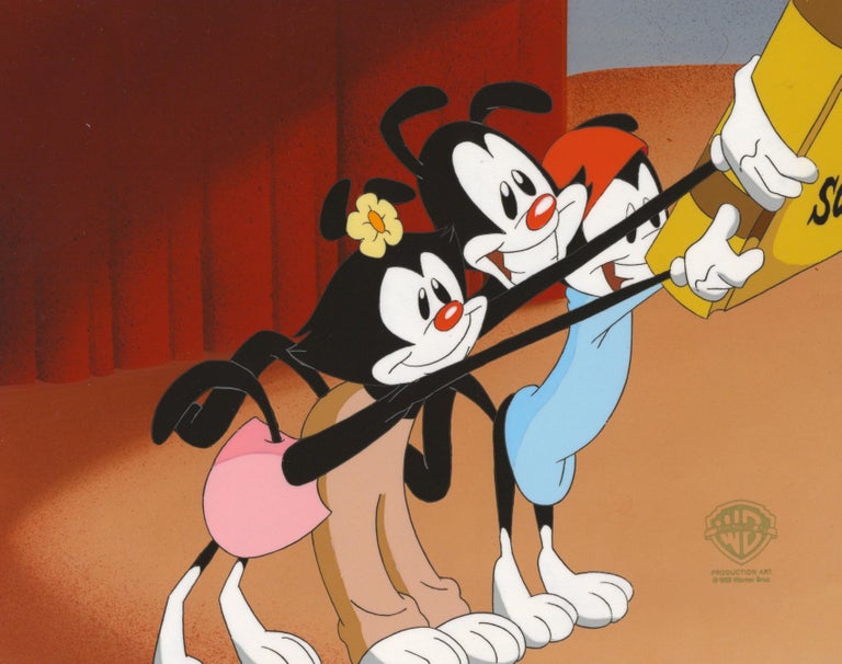 Warner Bros. Studio Artists - Animaniacs Original Production Cel: Yakko ...