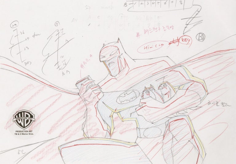 DC Comics Studio Artists - The Batman Original Production Drawing ...