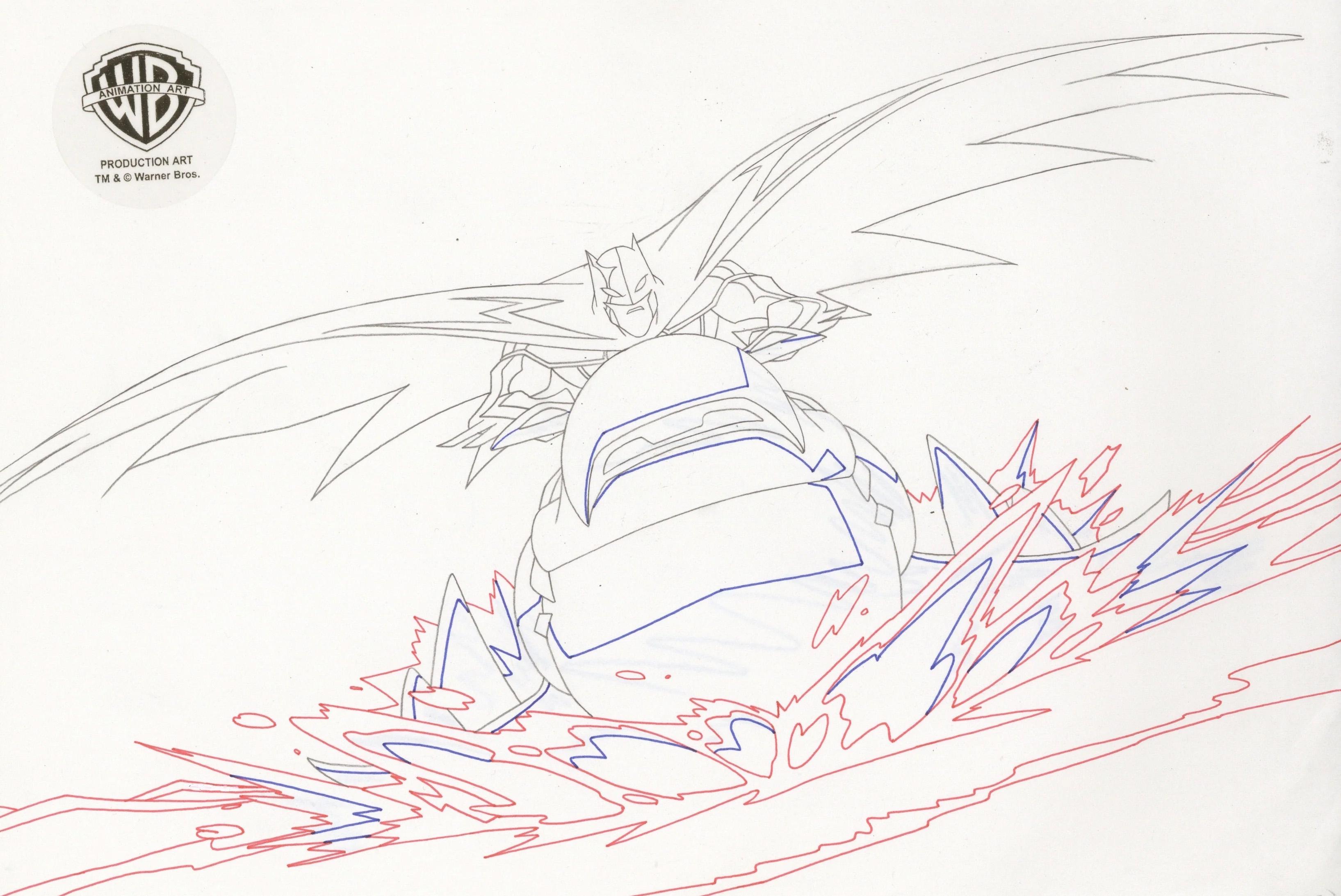 DC Comics Studio Artists - The Batman Original Production Drawing ...