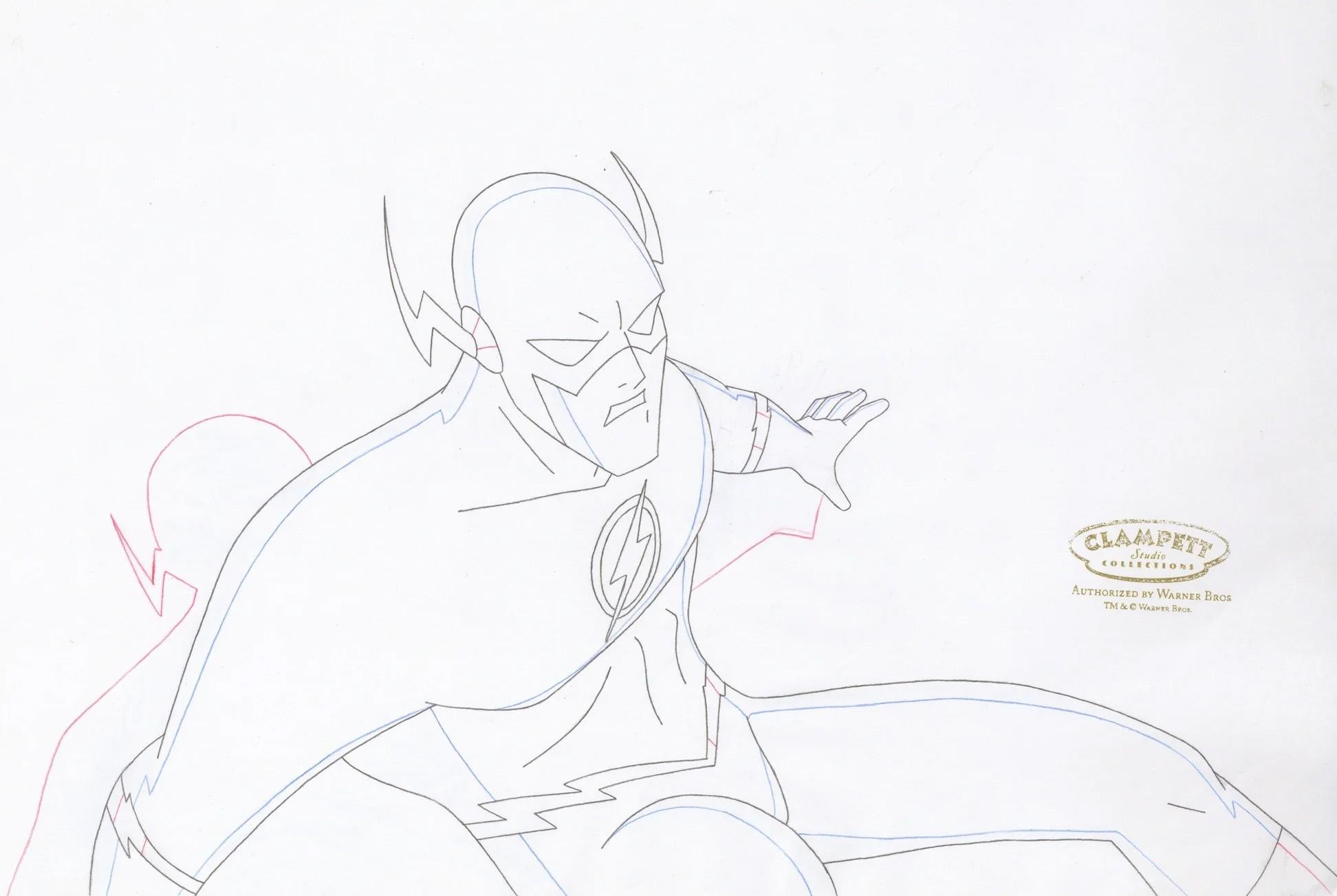 DC Comics Studio Artists - Justice League Original Production Drawing ...