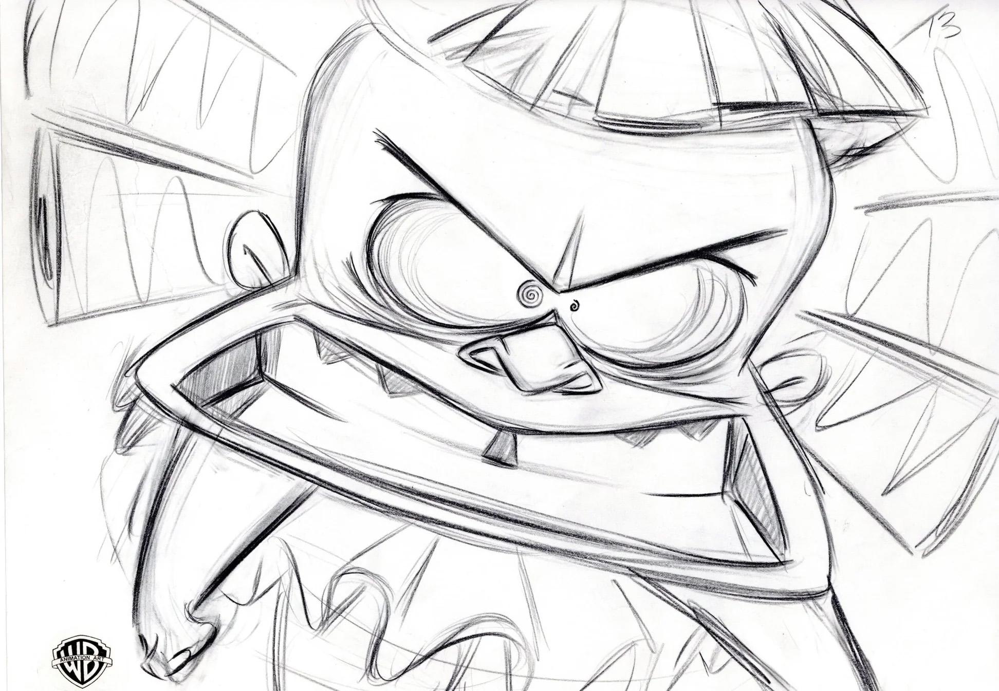 DC Comics Studio Artists - Cats Don't Dance Original Production Drawing ...