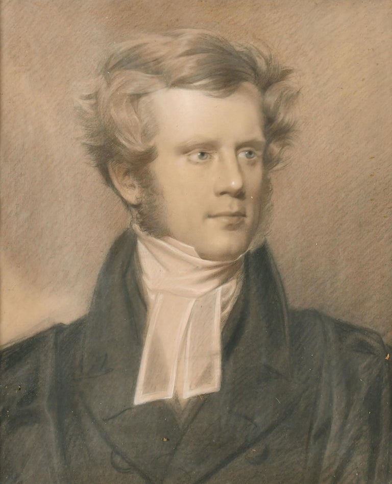 Unknown - Portrait of a Gentleman - Fine English Old Master Chalk and ...