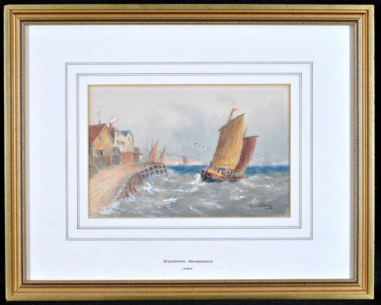 Robert Thornton Wilding - Stonehaven Aberdeenshire - Antique Scottish ...