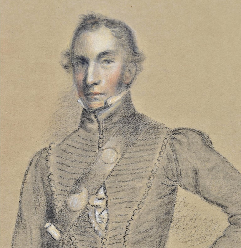 Early 19th Century English School - Major John Noah Gosset - Portrait ...