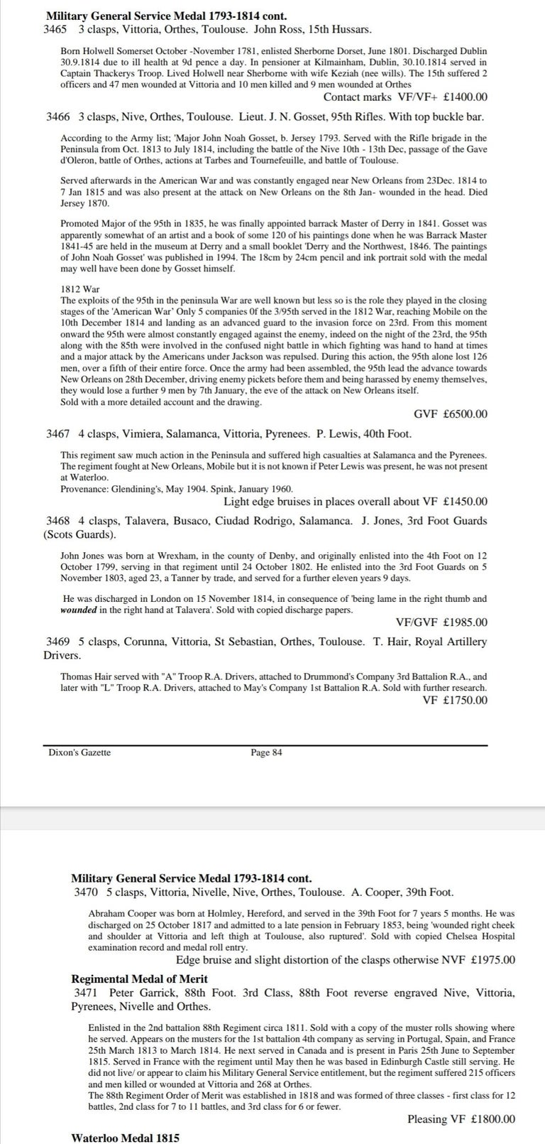 Early 19th Century English School – Major John Noah Gosset – Porträt ...