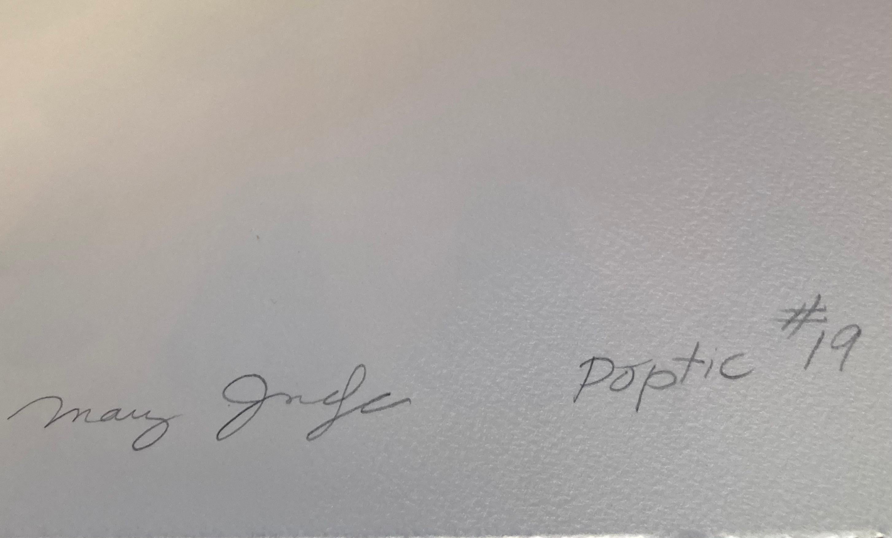 Mary Judge - Poptic 19, Flower Mandala, Light Yellow, Pink, Orange ...