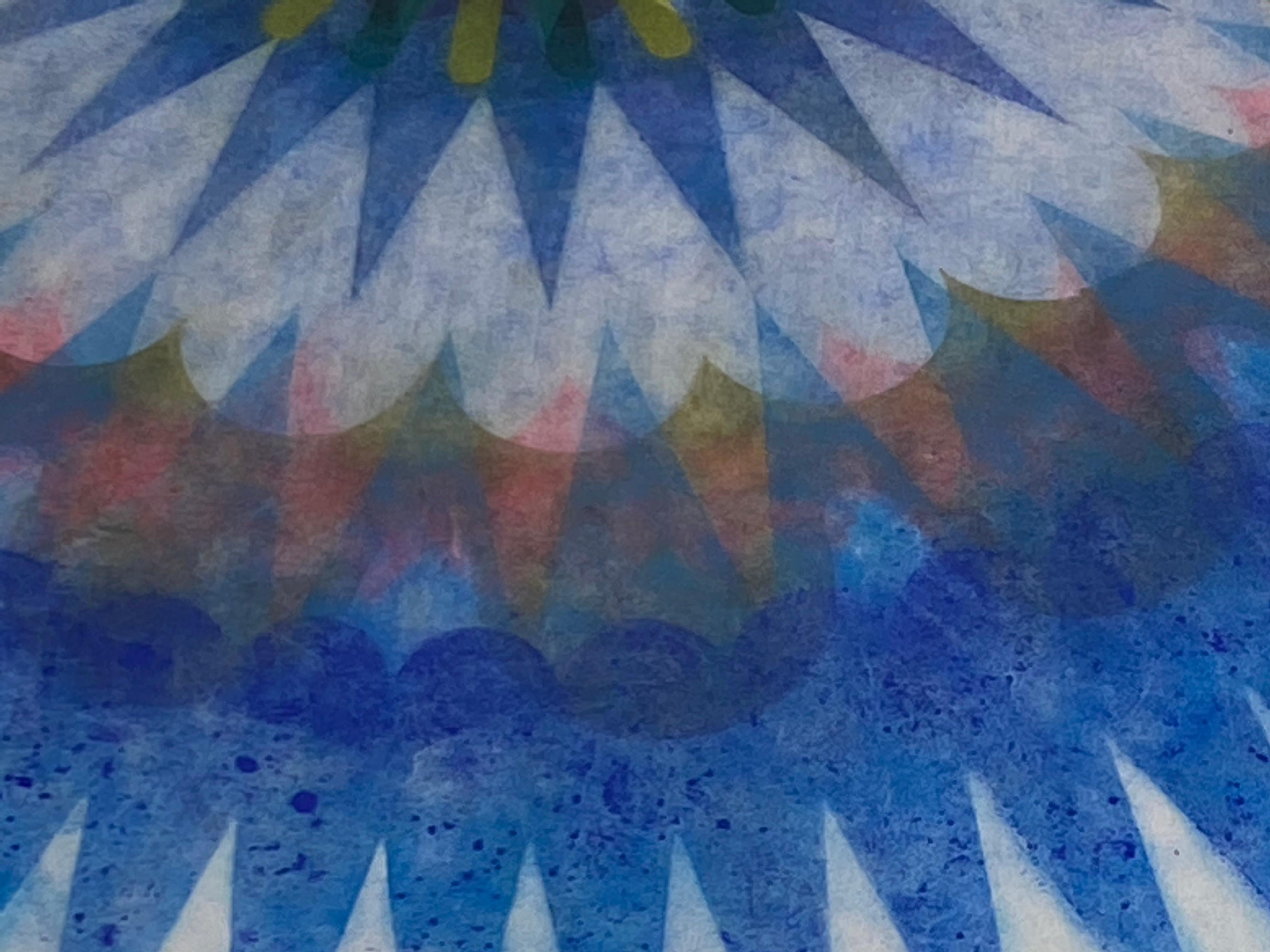 Mary Judge - Poptic Opus Two, Cobalt Blue, Mustard Yellow, Orange, Teal ...