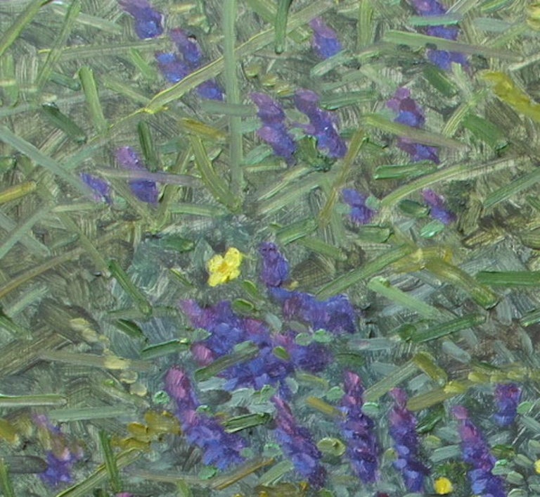 Thomas Sarrantonio - Clamor, Small Square Landscape with Lavender and ...