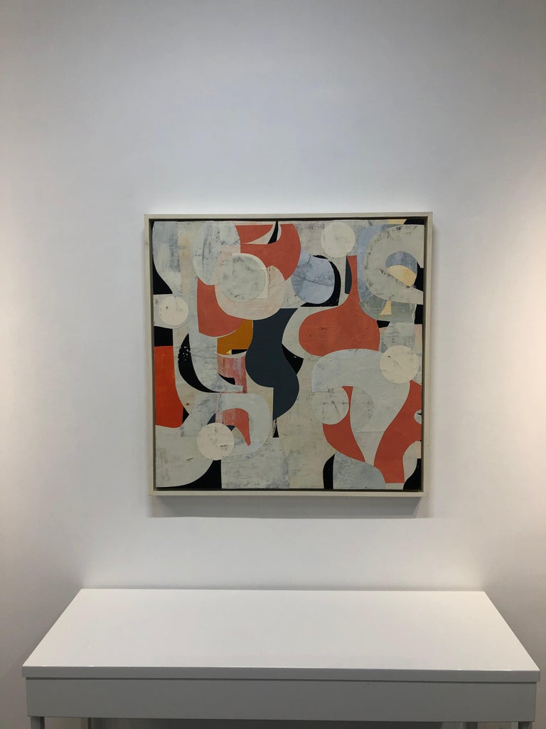 Daniel Anselmi - Untitled 11-22, Abstract Painted Paper Collage on ...