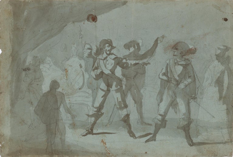 Unknown - The Dethroning / Italian School, 18th Century For Sale at 1stDibs