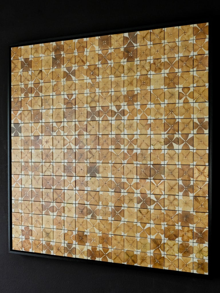 Hilde Trip - Nature art by Hilde Trip made from real clover "Luck all ...