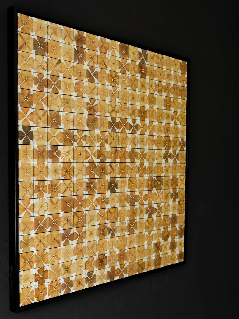 Hilde Trip - Nature art by Hilde Trip made from real clover "Luck all ...