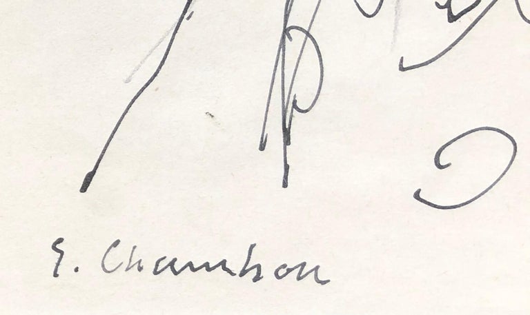 Emile Chambon - Portrait of young girl For Sale at 1stDibs