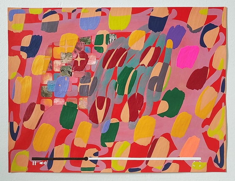 Becky Brown - Text Cultural Commentary Bright Vivid Colors Pattern ...