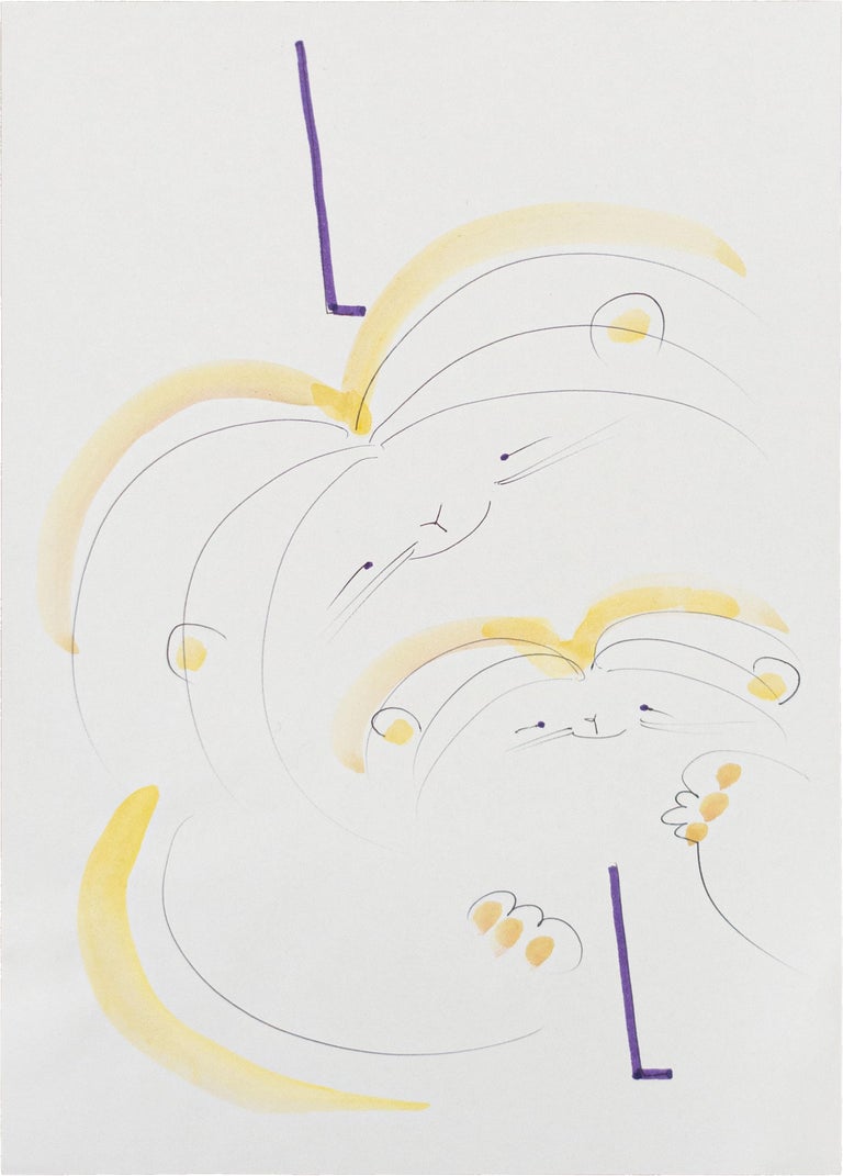 Lisa Ponti - Untitled, Drawing, Figurative Art, Human Figure, Pastel ...