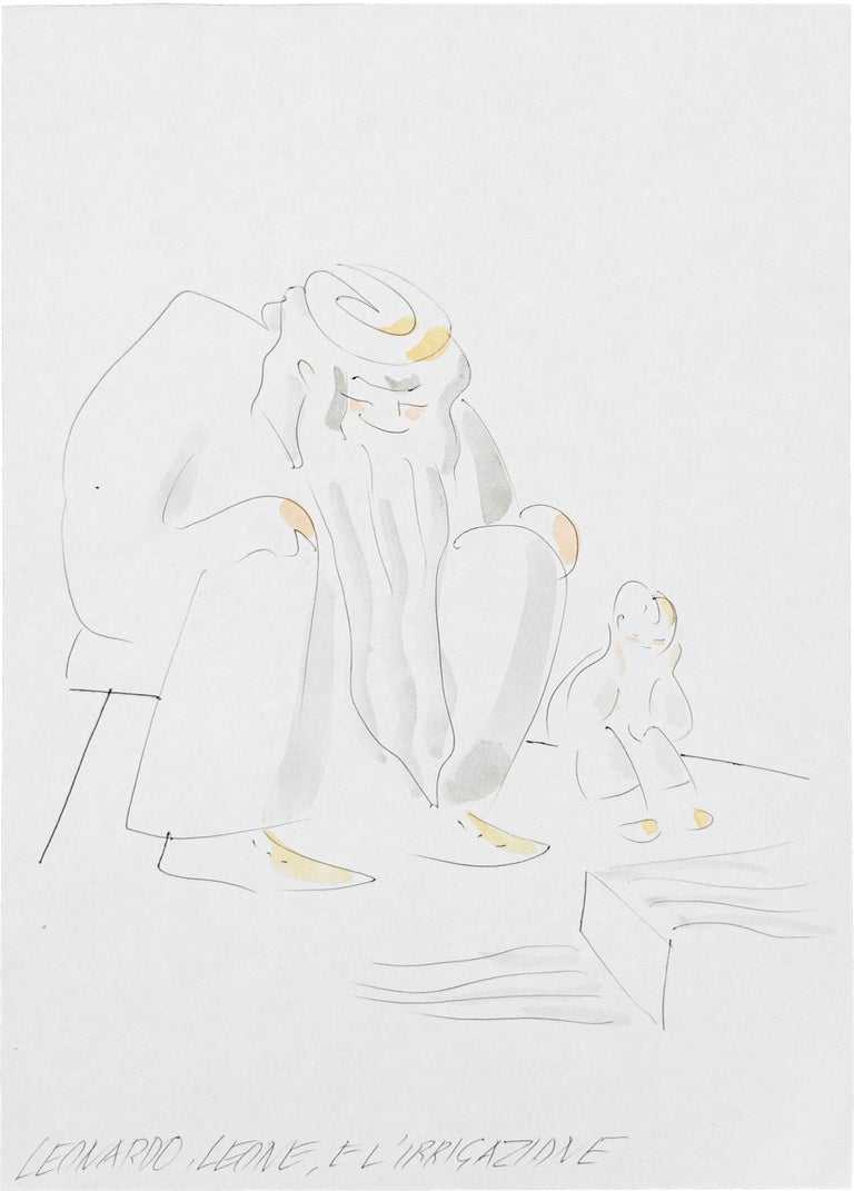 Lisa Ponti - Untitled, Drawing, Figurative Art, Human Figure, Pastel ...