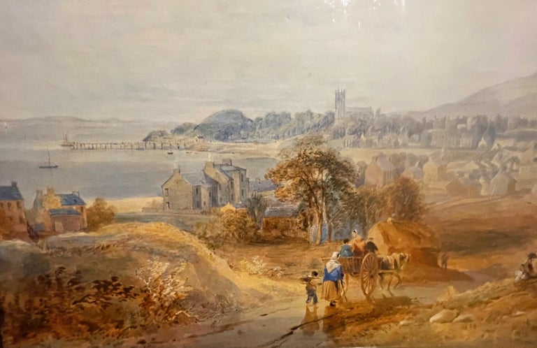 Robert Carrick - View of Dunoon on the Clyde For Sale at 1stDibs