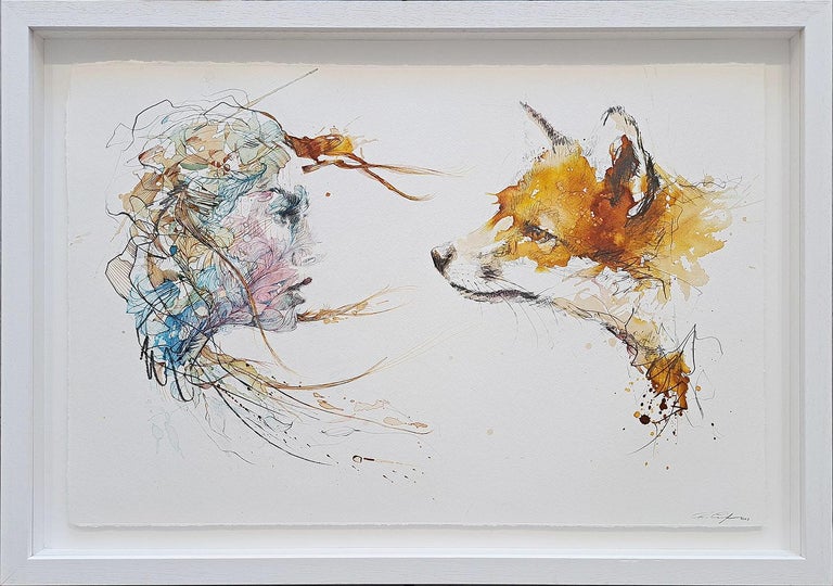 Carne Griffiths - Flora and the Curious Fox For Sale at 1stDibs