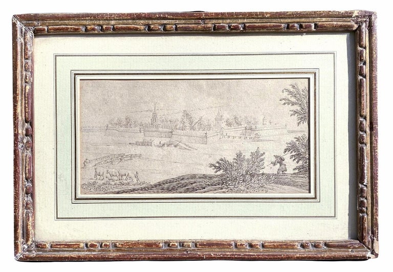 Gabriel Perelle - A VIEW OF PART OF STENAY FROM BEYOND THE TOWN WALLS ...