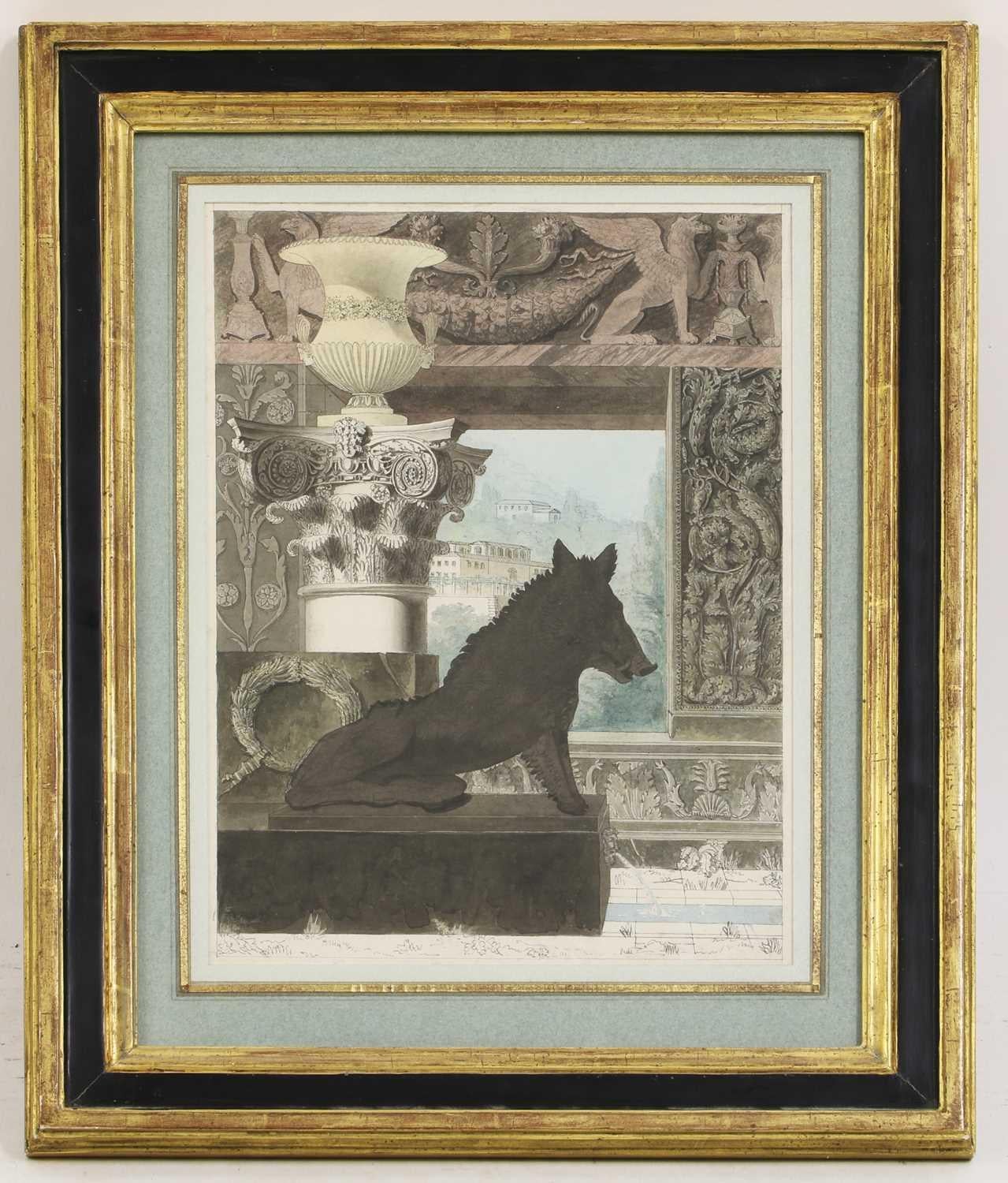 Harry John Johnson - A NOCTURNE CAPRICCIO WITH THE LYCIAN SARCOPHAGUS ...