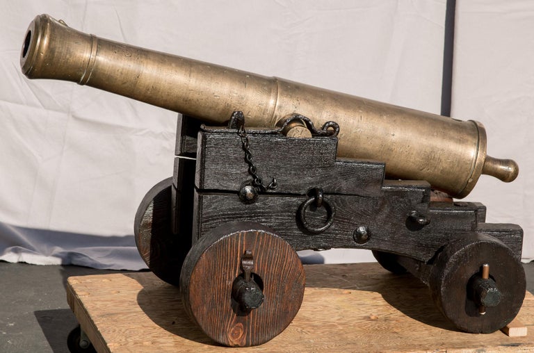 Lecourant Foundry - Inscribed 18th Century French 1lb Cannon Model 1786 ...