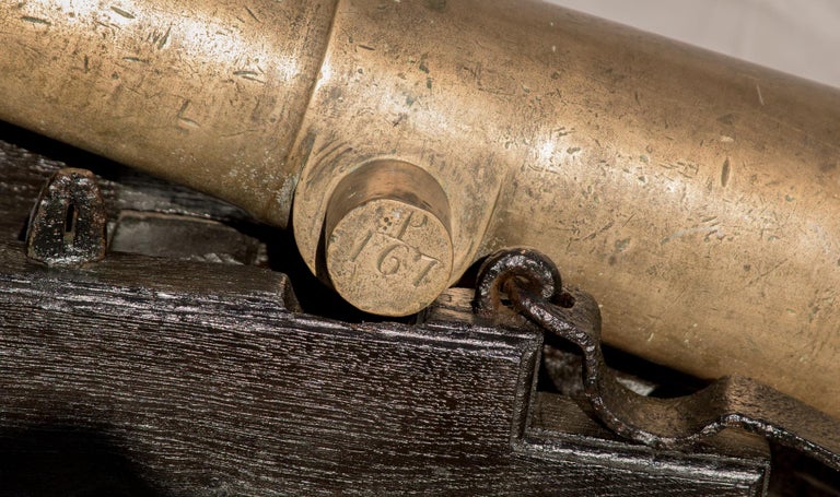 Lecourant Foundry - Inscribed 18th Century French 1lb Cannon Model 1786 ...