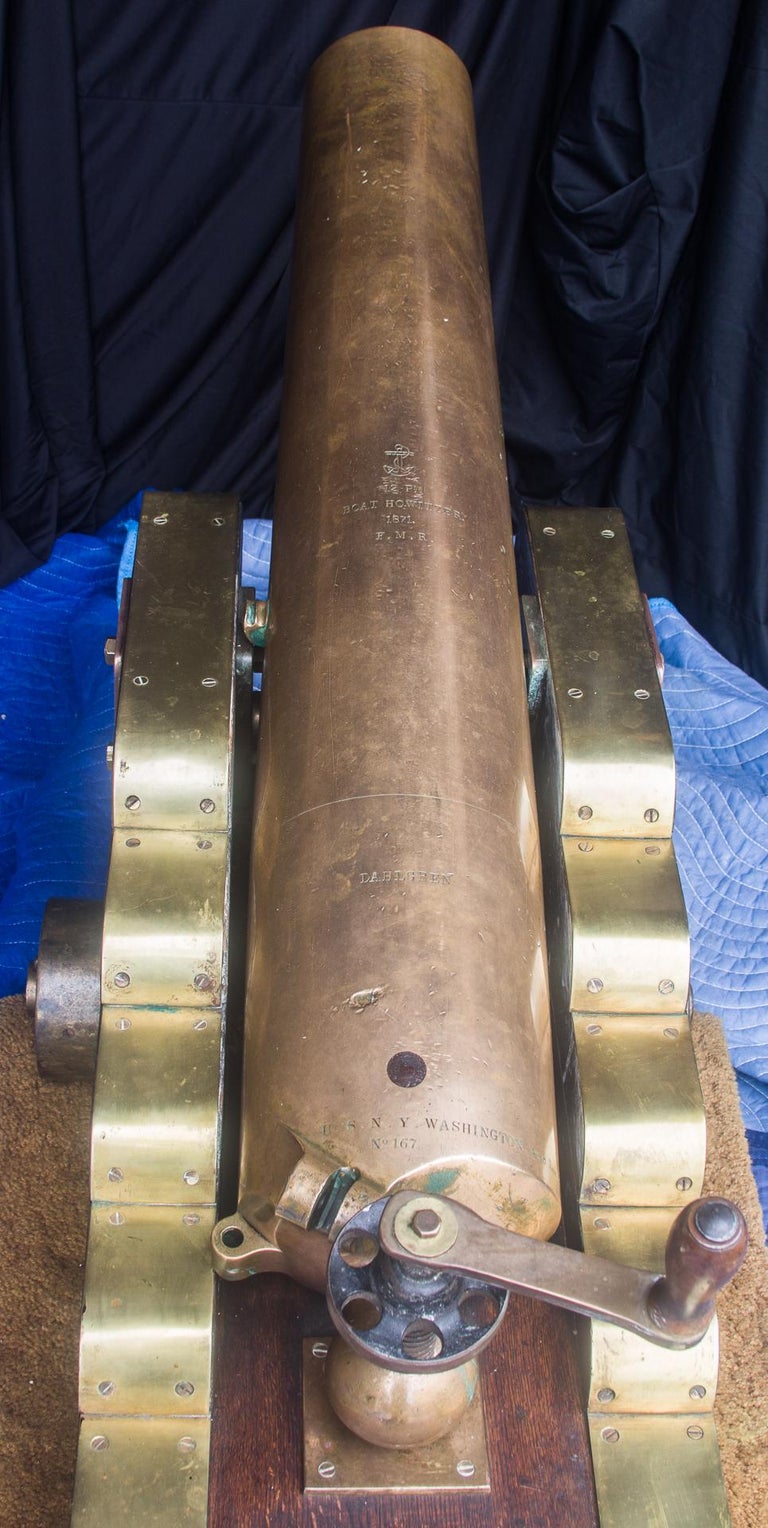 Unknown - U.S. Navy Bronze 12lb. Light Dahlgren Boat Howitzer Cannon ...