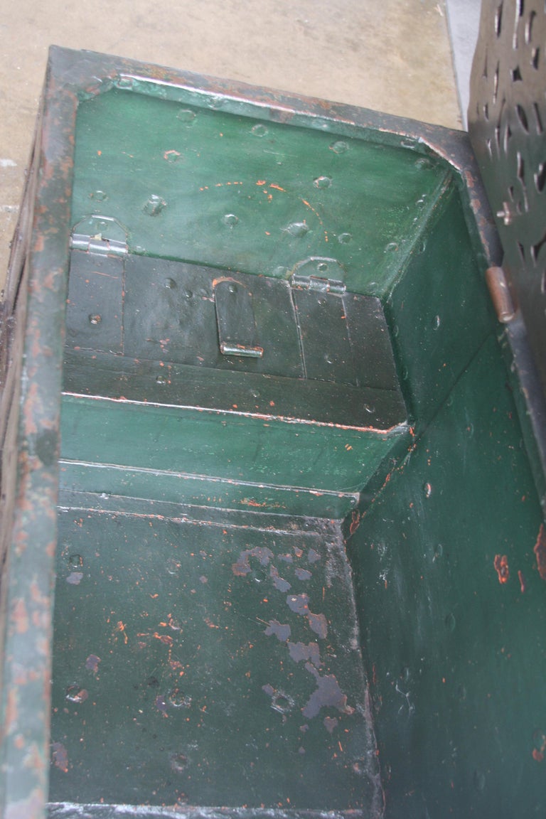 Unknown - Large Iron Armada Chest, 17th Century Strong Box For Sale at ...