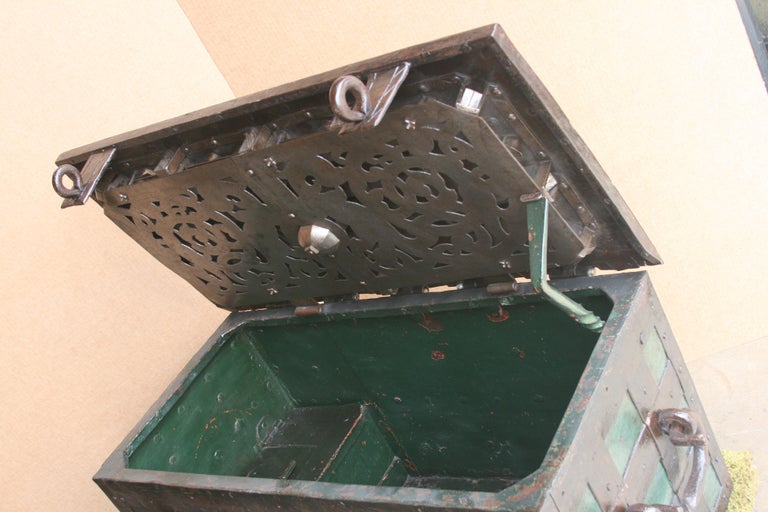 Unknown - Large Iron Armada Chest, 17th Century Strong Box For Sale at ...