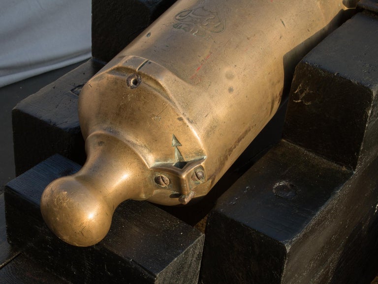 La Hitte - Pair of Historic Egyptian Islamic Bronze Cannons, La Hitte ...