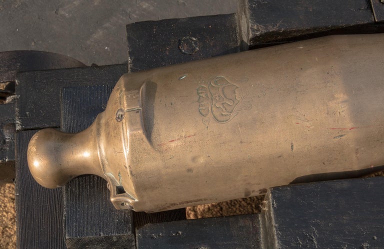 La Hitte - Pair of Historic Egyptian Islamic Bronze Cannons, La Hitte ...